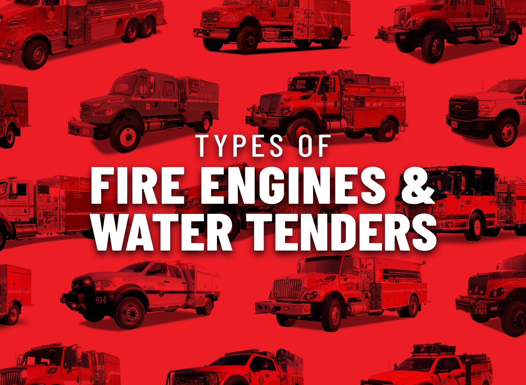 Types of Water Tenders: Support and Tactical - BME Fire Trucks